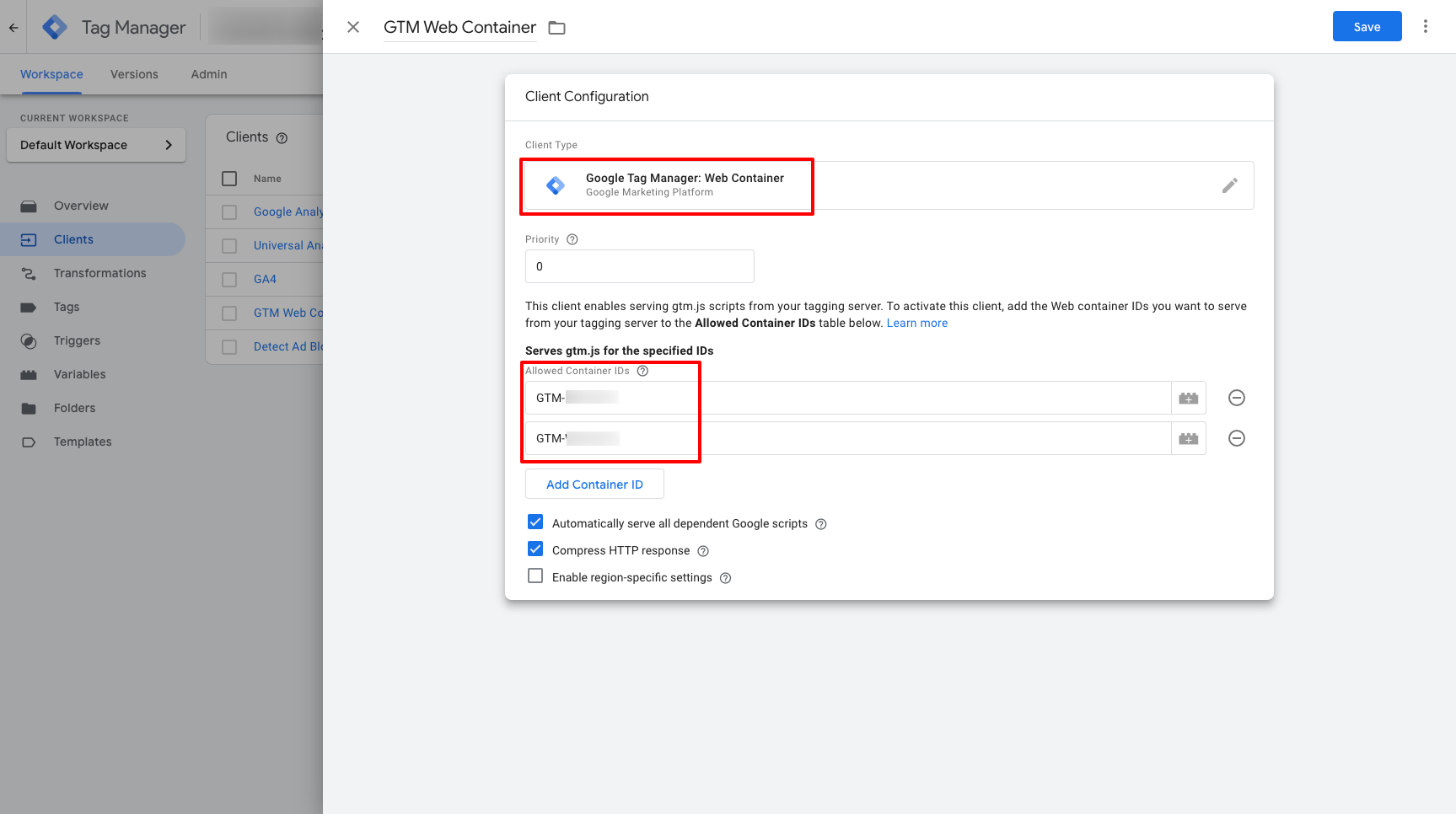 Server-side Tagging Setup with GTM
